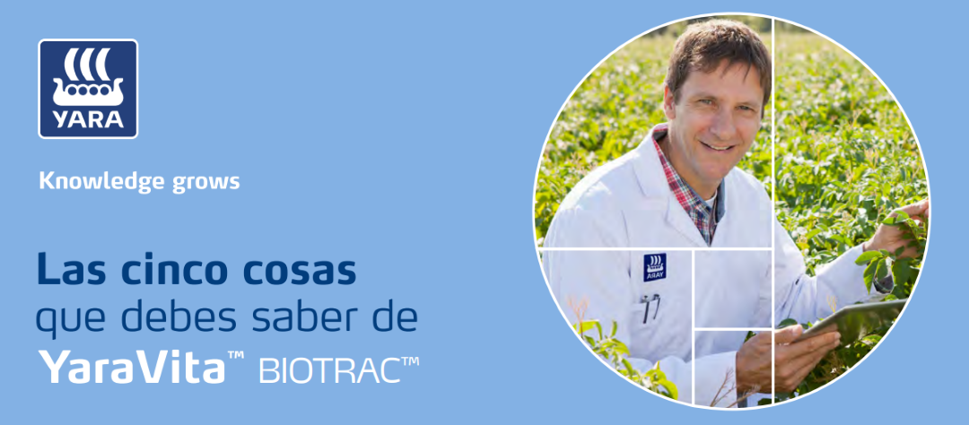 Las cinco cosas que debes saber de YaraVita BIOTRAC | Yara Colombia